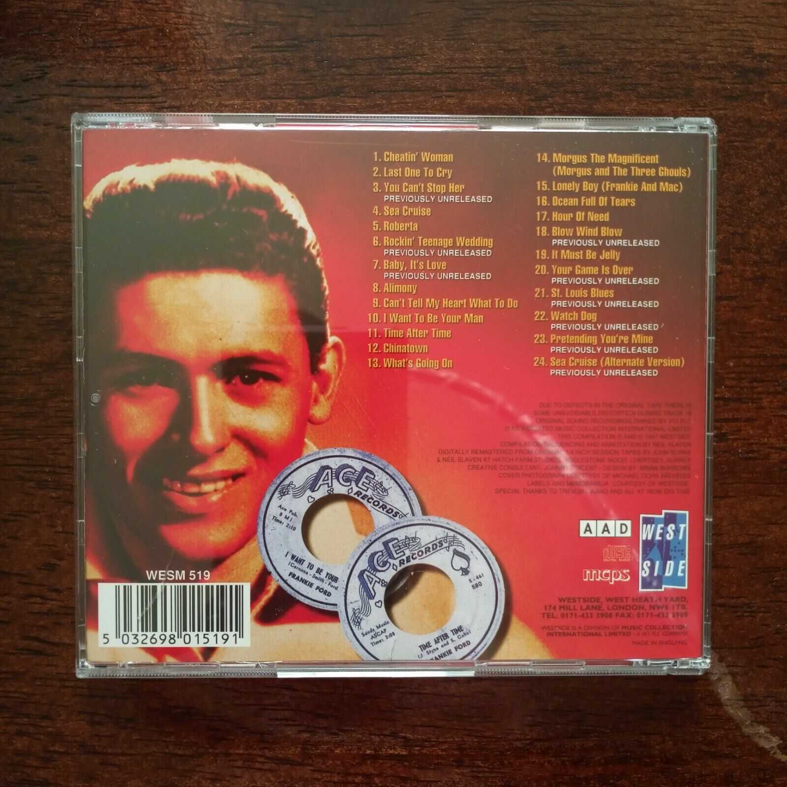 FRANKIE FORD - THE VERY BEST OF Ooo-WEE BABY Jazz Rock & Roll Blues ...