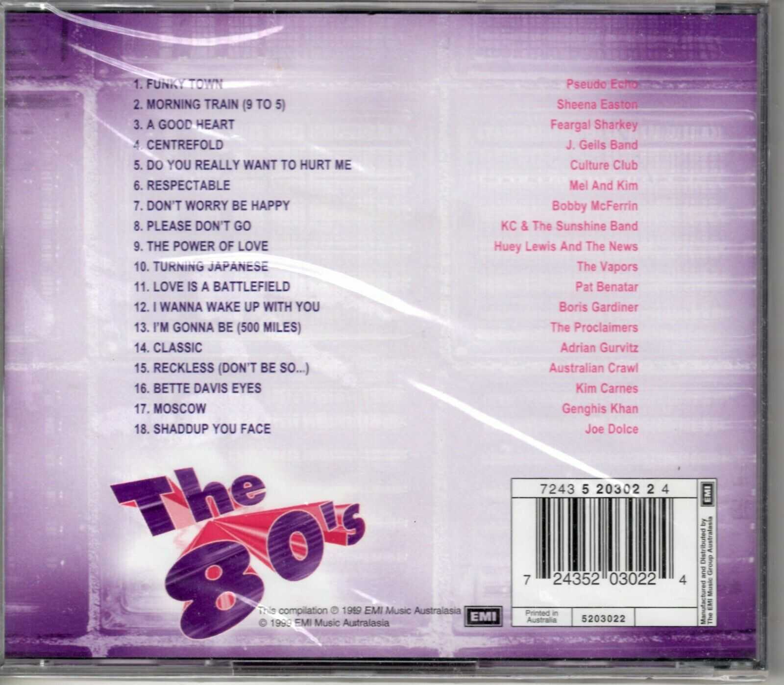 Totally Number One Hits - The 80's - CD - Brand New - CD Greeting, LLC